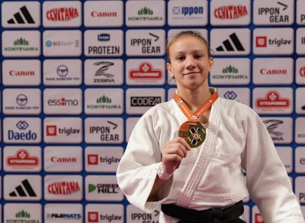 ATA - Albanian judoka Erisa Brahimaj wins gold medal in Junior European Cup